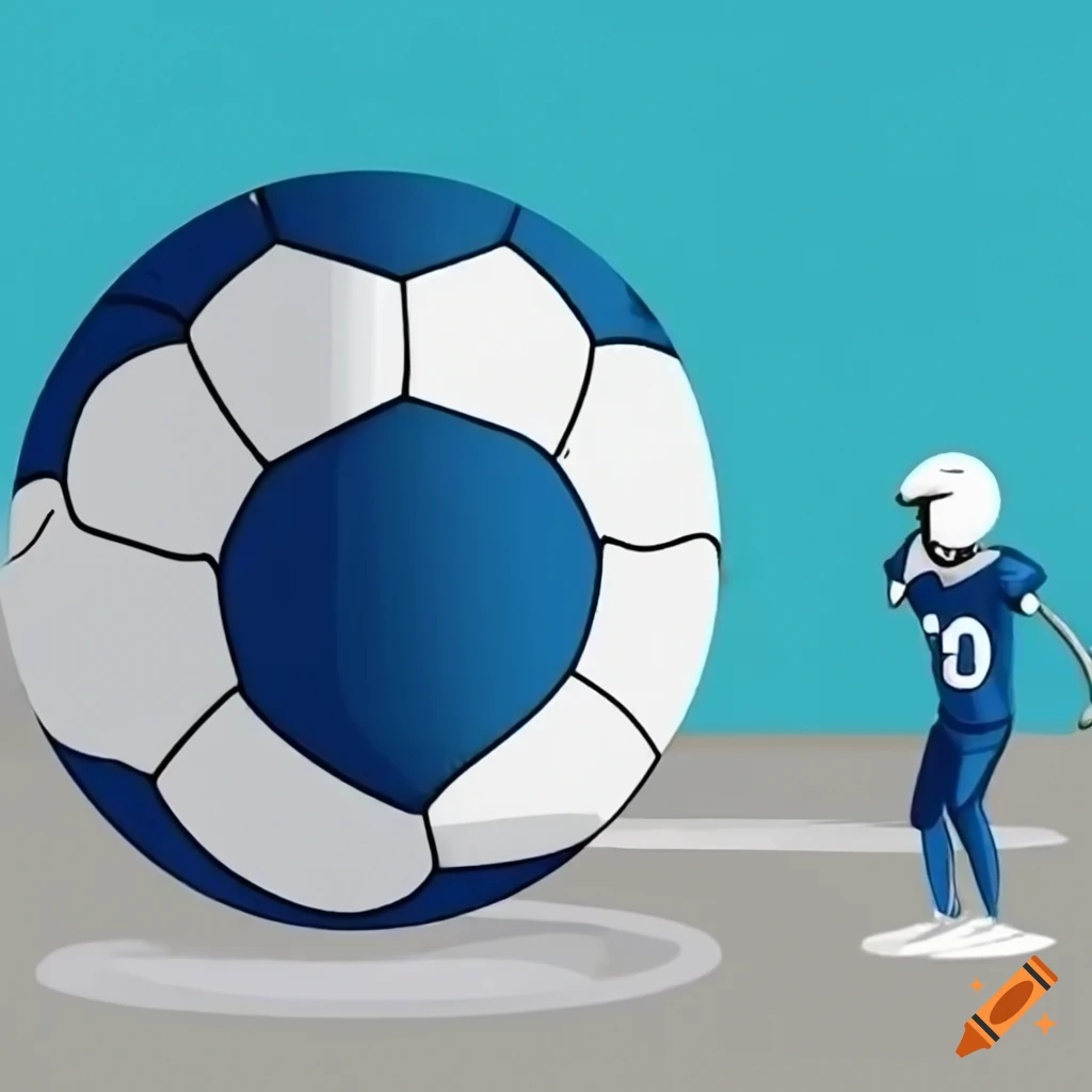 Cartoon announcement of american football try outs on Craiyon