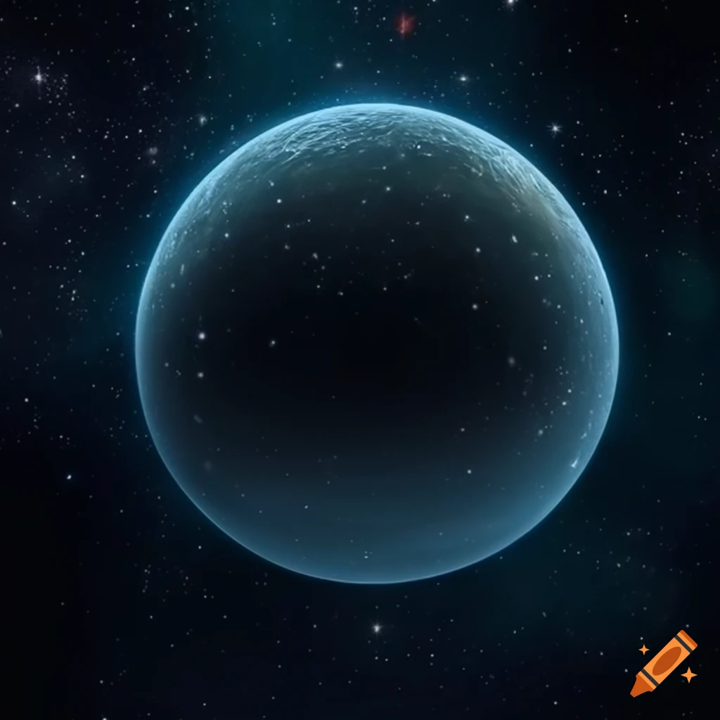 Abstract image of a deep space ball