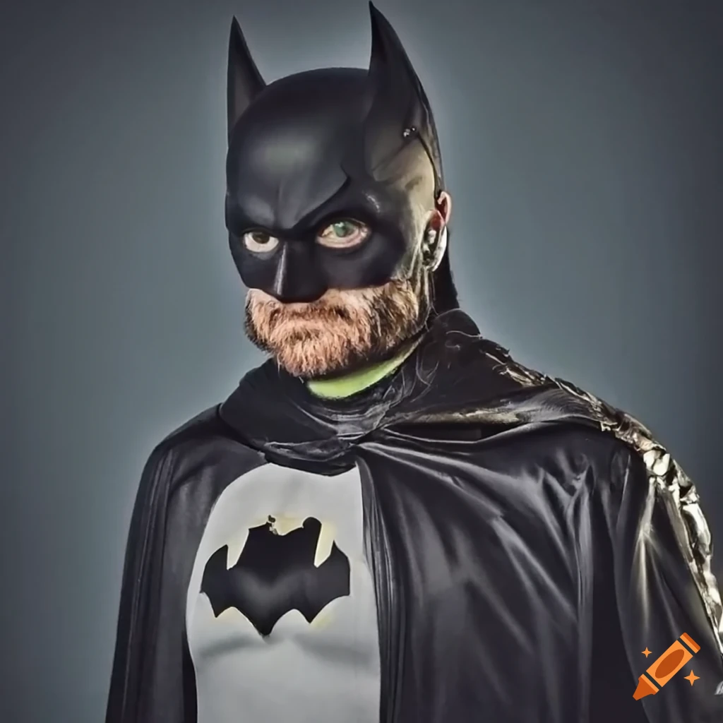 Man Dressed As Batman On Craiyon