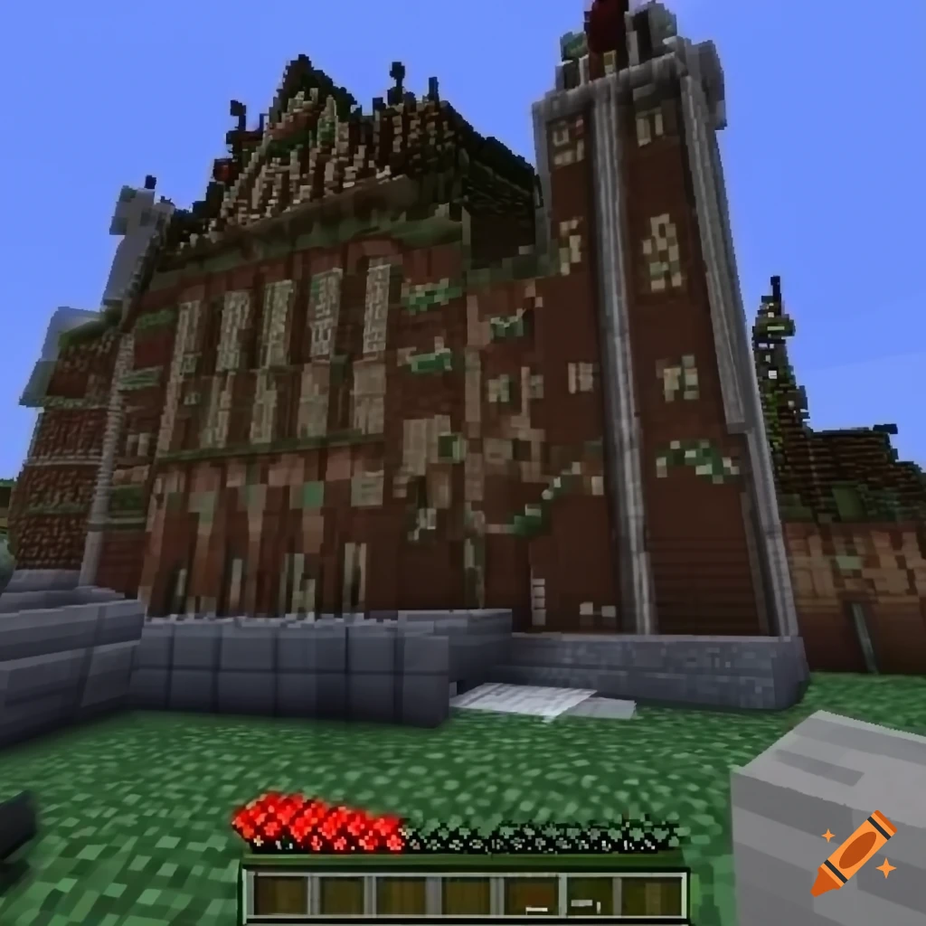 Custom minecraft server on Craiyon