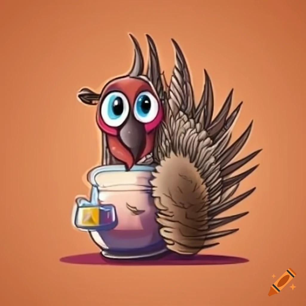 Adorable royal chicken with a top hat and monocle on Craiyon