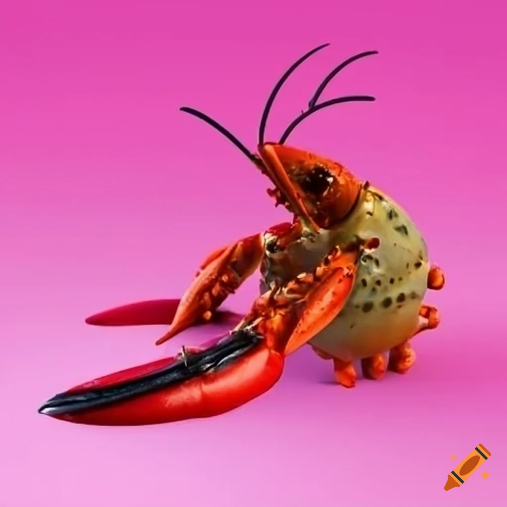 Sculpture Of A Lobster Made From Nuts And Bolts On Craiyon