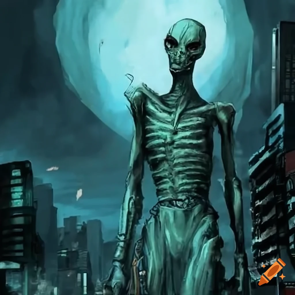 Aliens invading tokyo