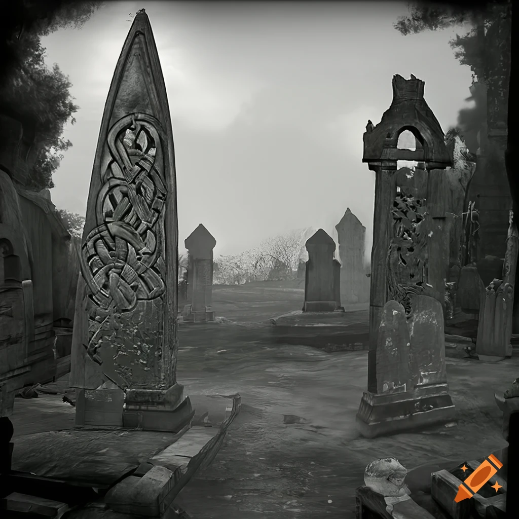 Graveyard on Craiyon
