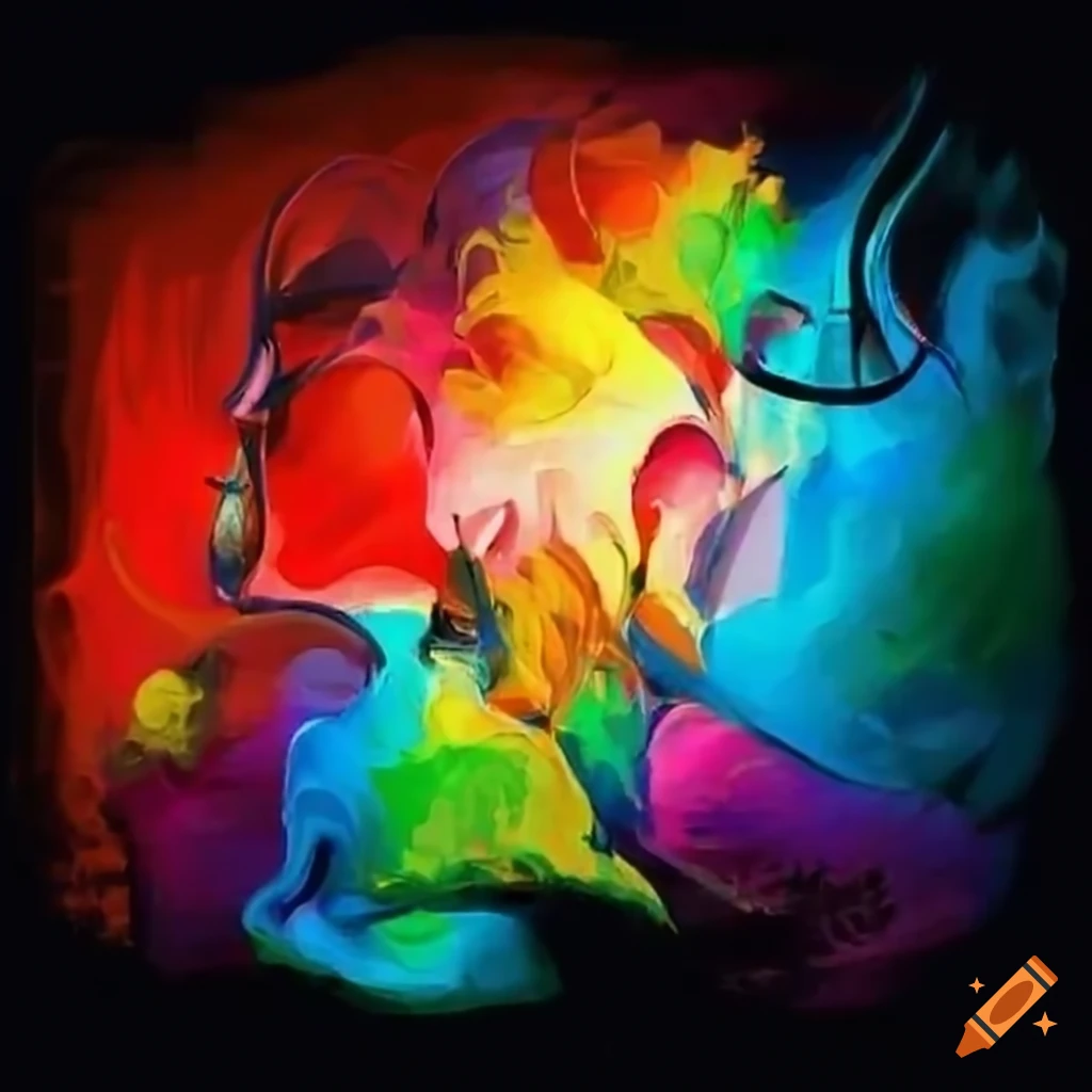 Abstract artwork titled 'decoding disconnection' on Craiyon