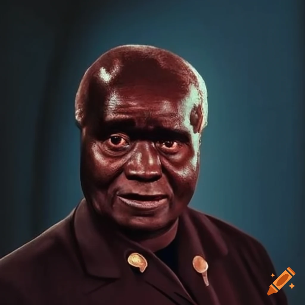 Portrait of kenneth kaunda, zambian politician on Craiyon