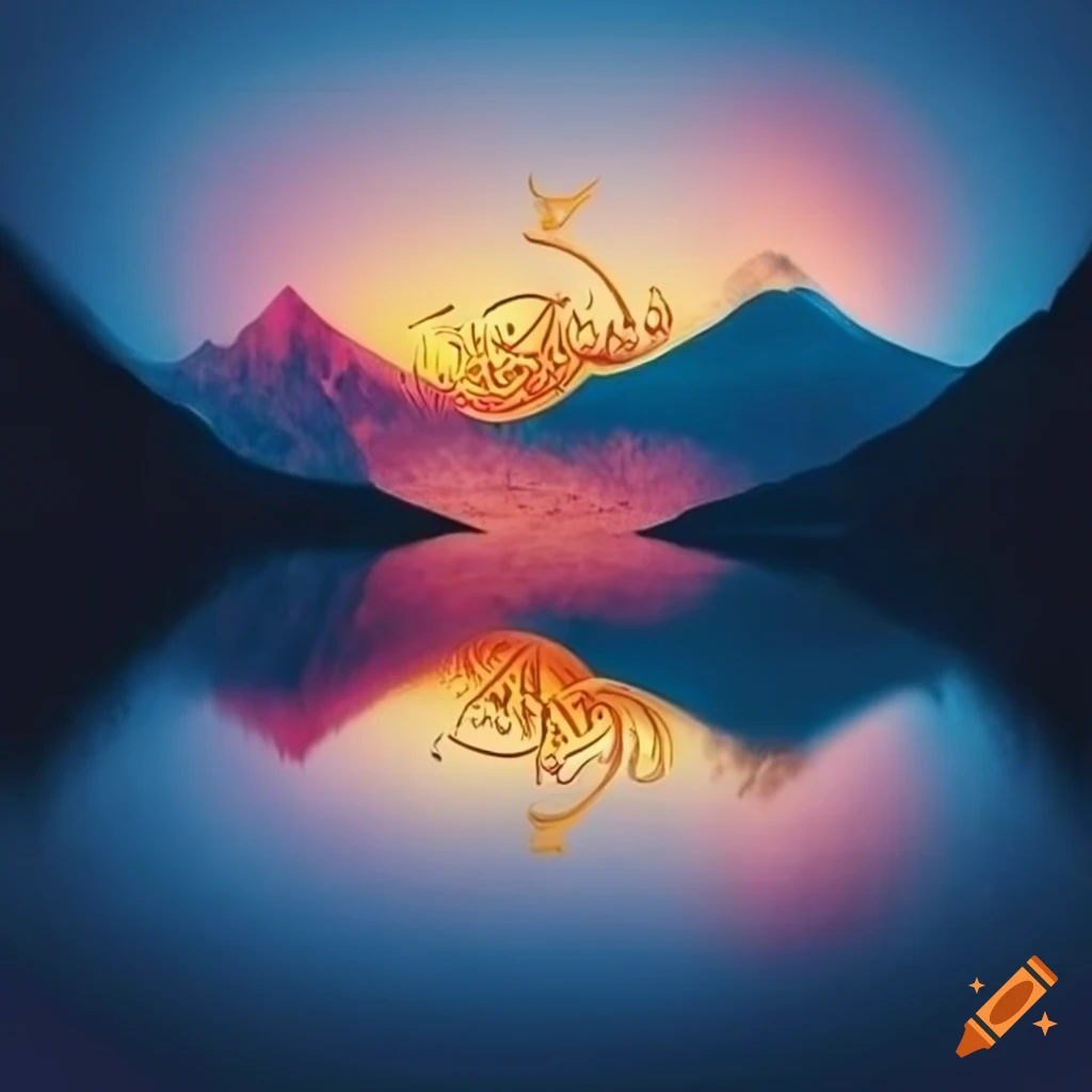 Arabic calligraphy artwork with the name manar on Craiyon