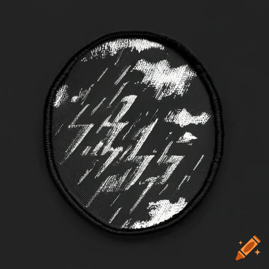 Noir graphic design patch on Craiyon