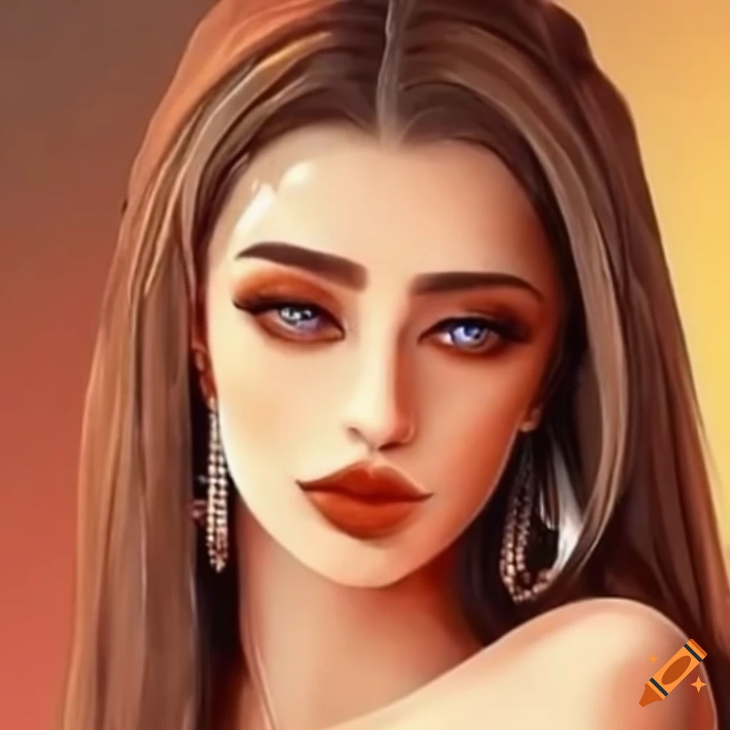 صورة لشابة ذات شعر أشقر وعيون زرقاء On Craiyon