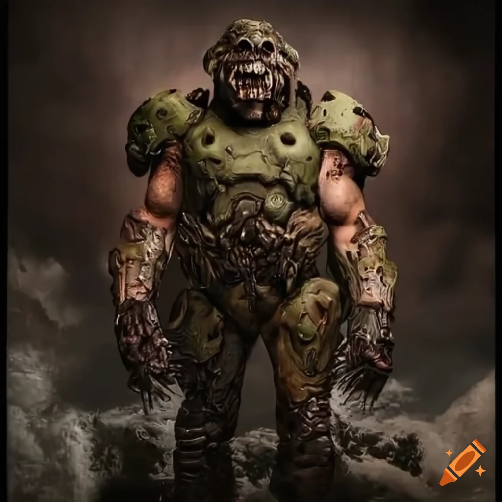 Image of a horror-themed video game character on Craiyon