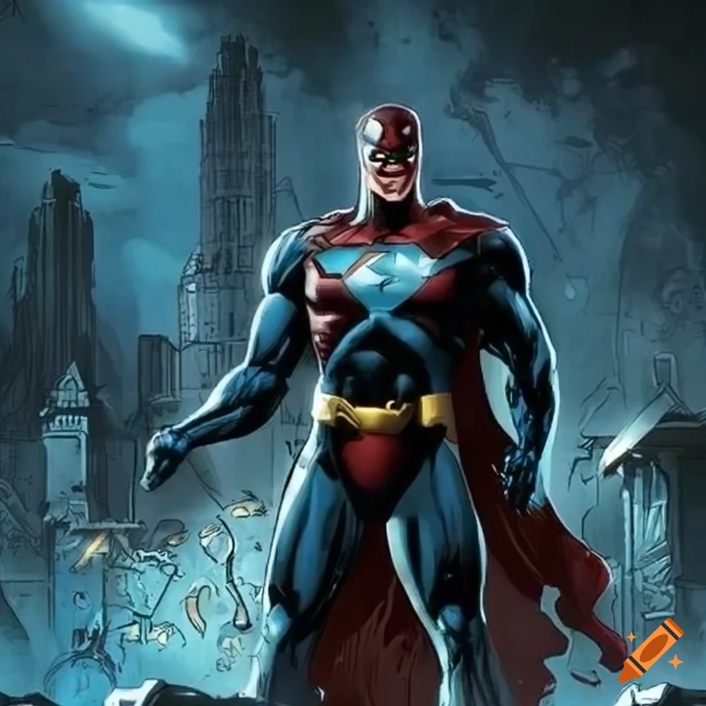 Dc comics universe logo on Craiyon