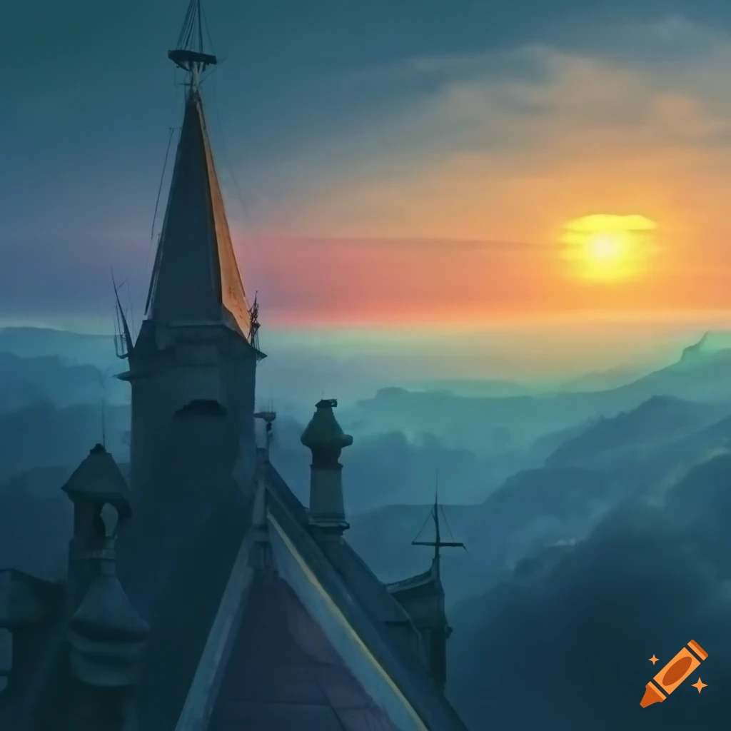 Scenic view of a harbor with ships and sunny hills