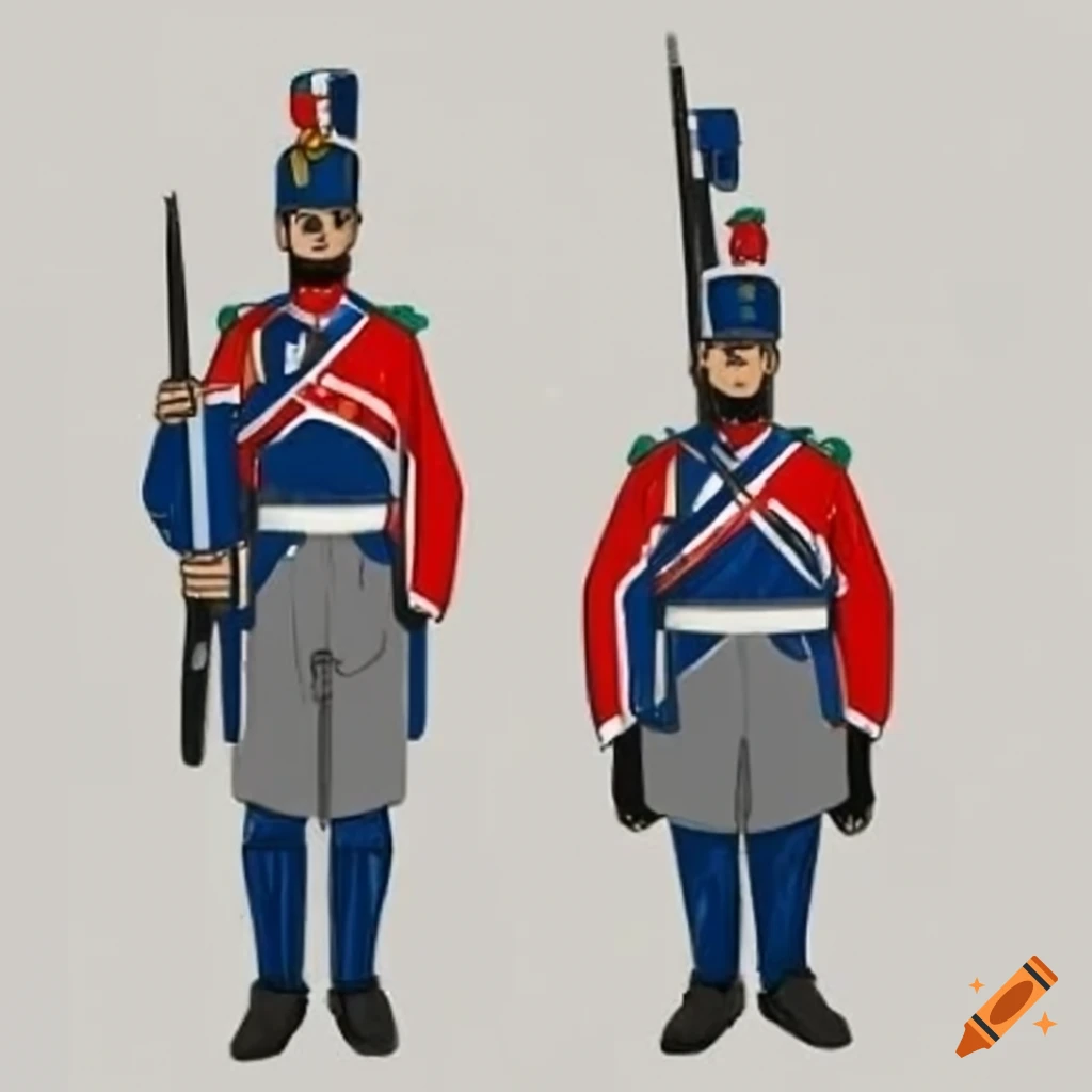 French soldiers in uniform