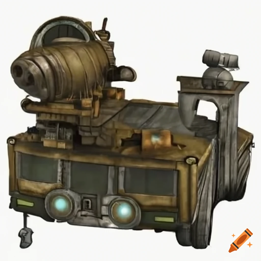 Fallout transportation on Craiyon