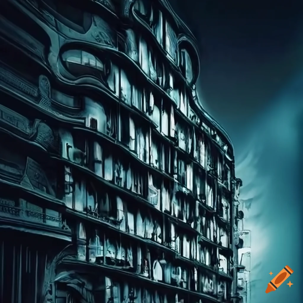 A fractal house on Craiyon