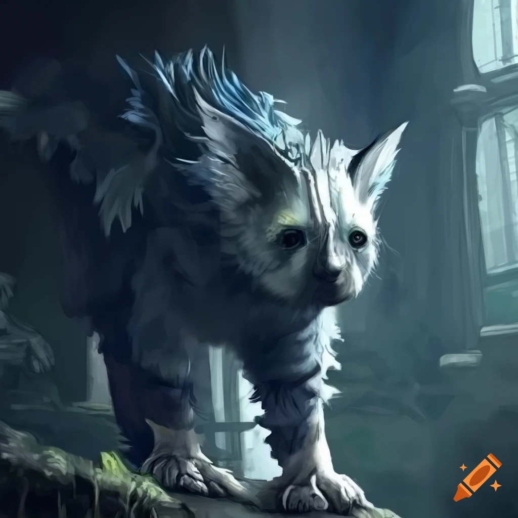 Image of trico from the last guardian on Craiyon