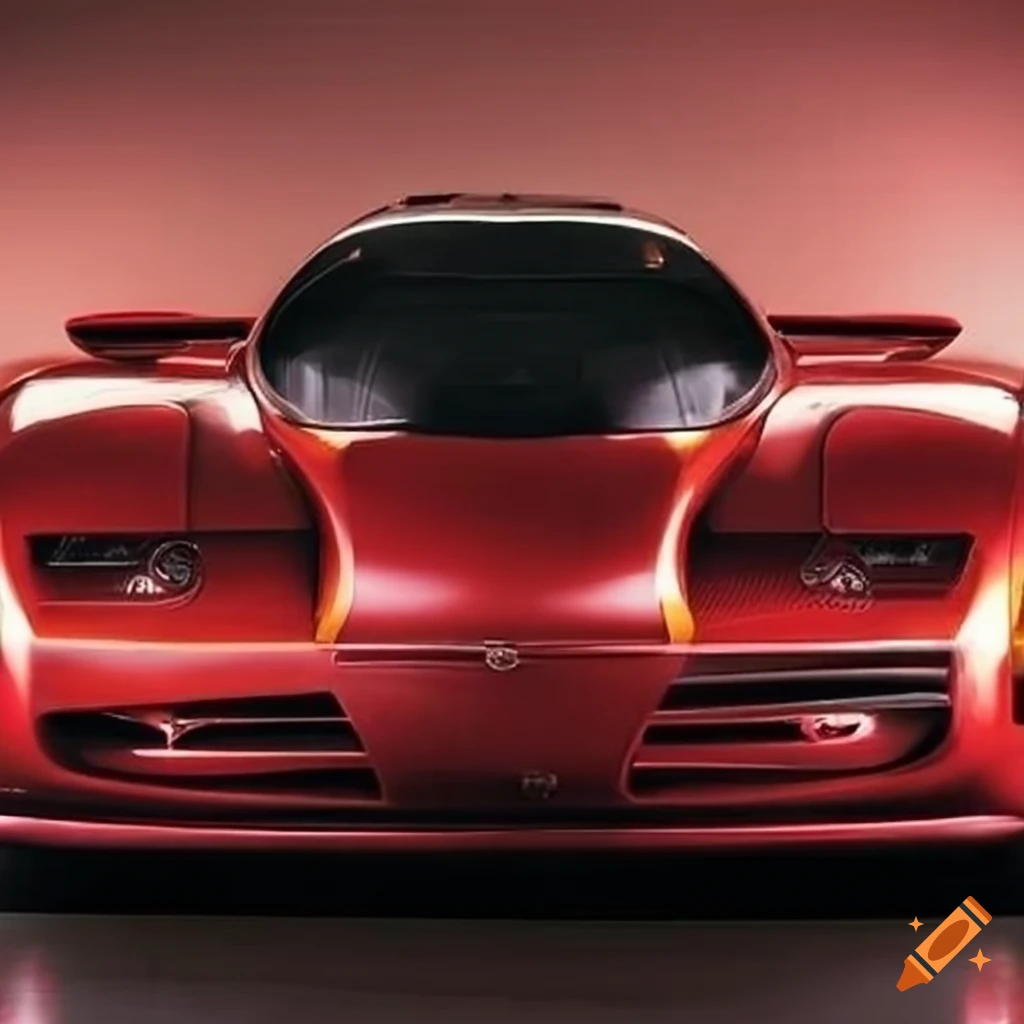 Sleek and exotic Chrysler supercar prototype on Craiyon