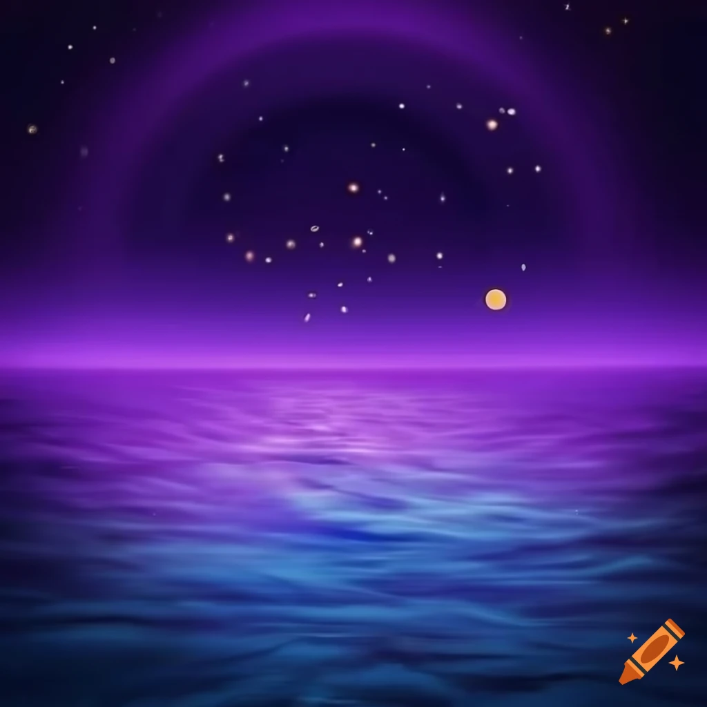Detailed painting of a river in a starry astral sea on Craiyon