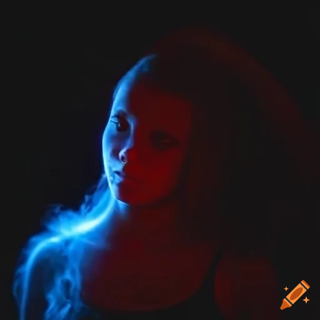 Teenage girl channeling a ghost