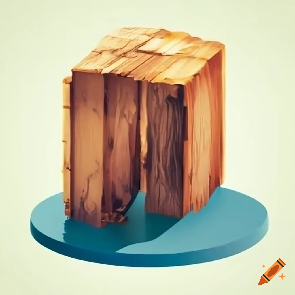 Wood inventory item icon for game on Craiyon