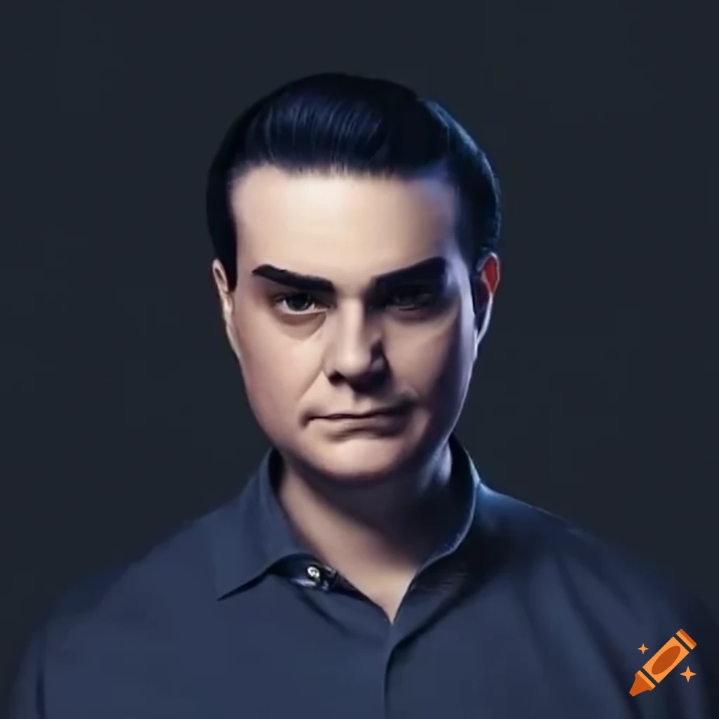 Portrait of ben shapiro on Craiyon