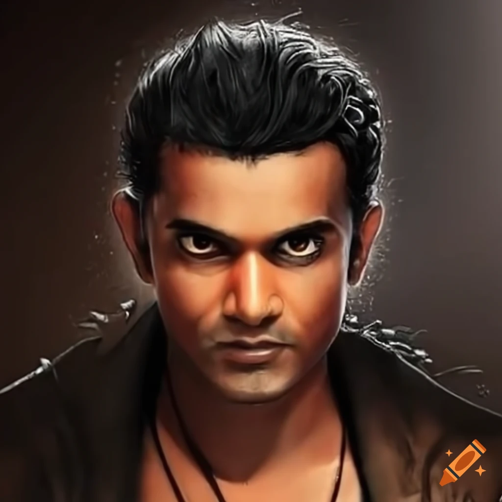 Depiction of the indian deity krish on Craiyon