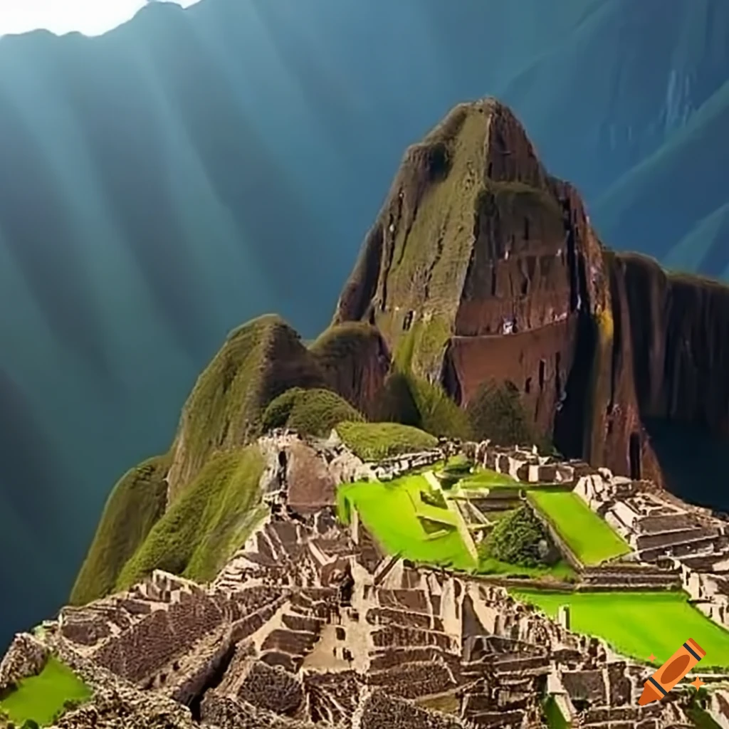 Inca road construction illustration