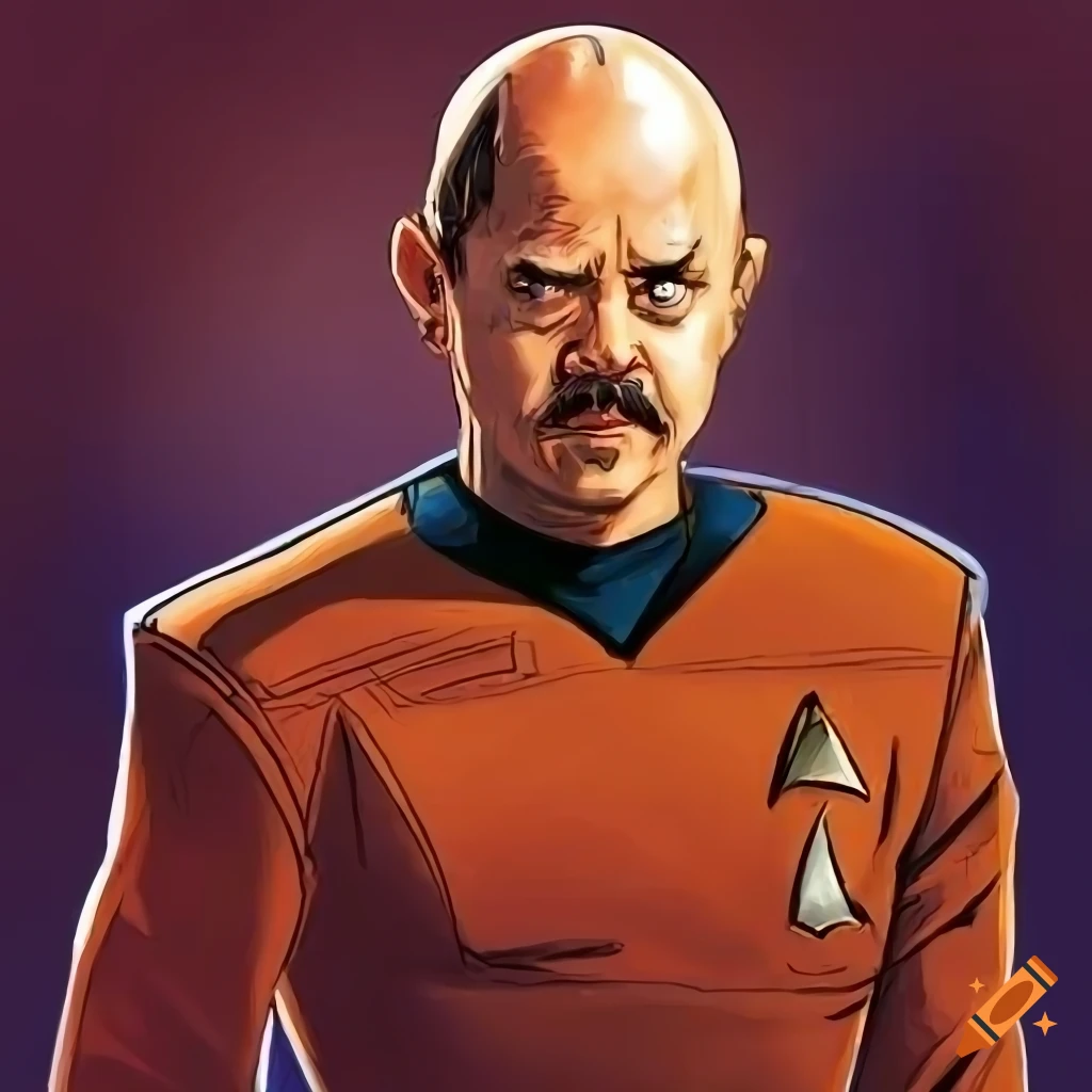 Cartoon art of young Giovanni Ribisi as the captain of the starship ...