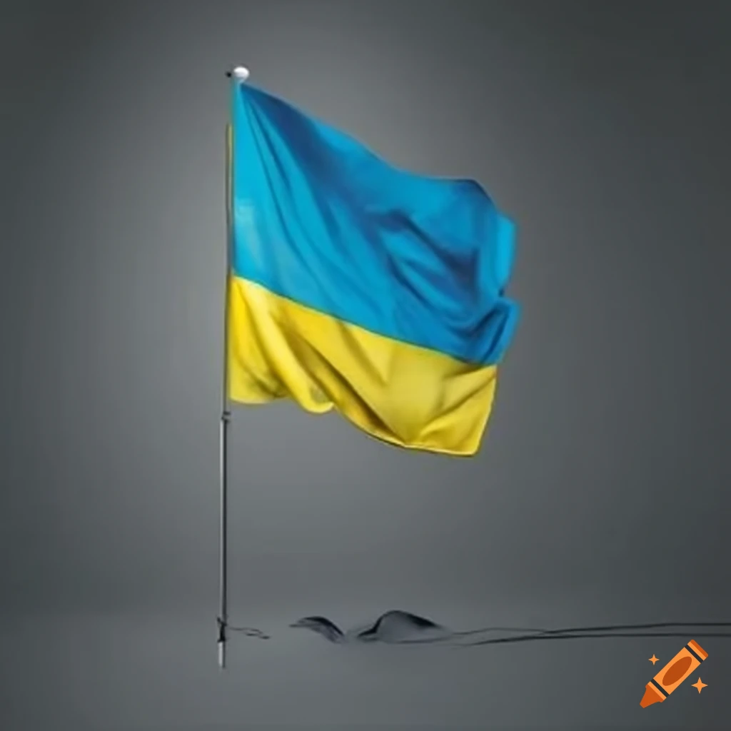 Ukrainian flag on Craiyon