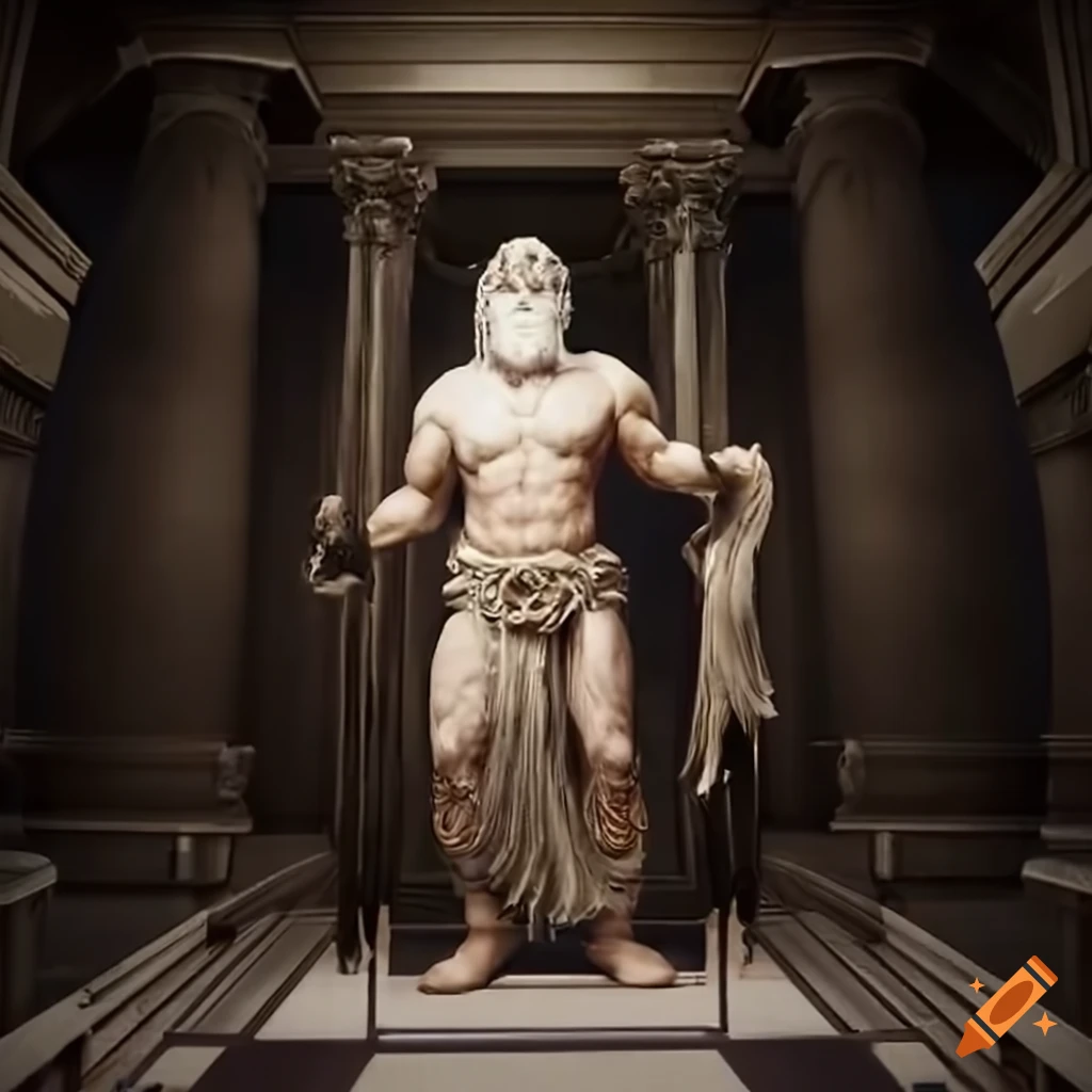 Photorealistic depiction of zeus, the greek god on Craiyon