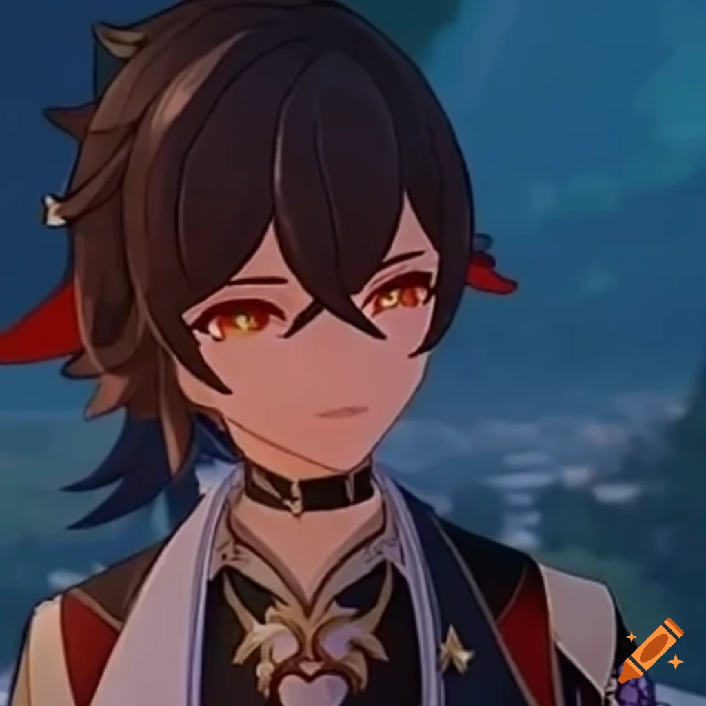 Detailed genshin impact character reference on Craiyon