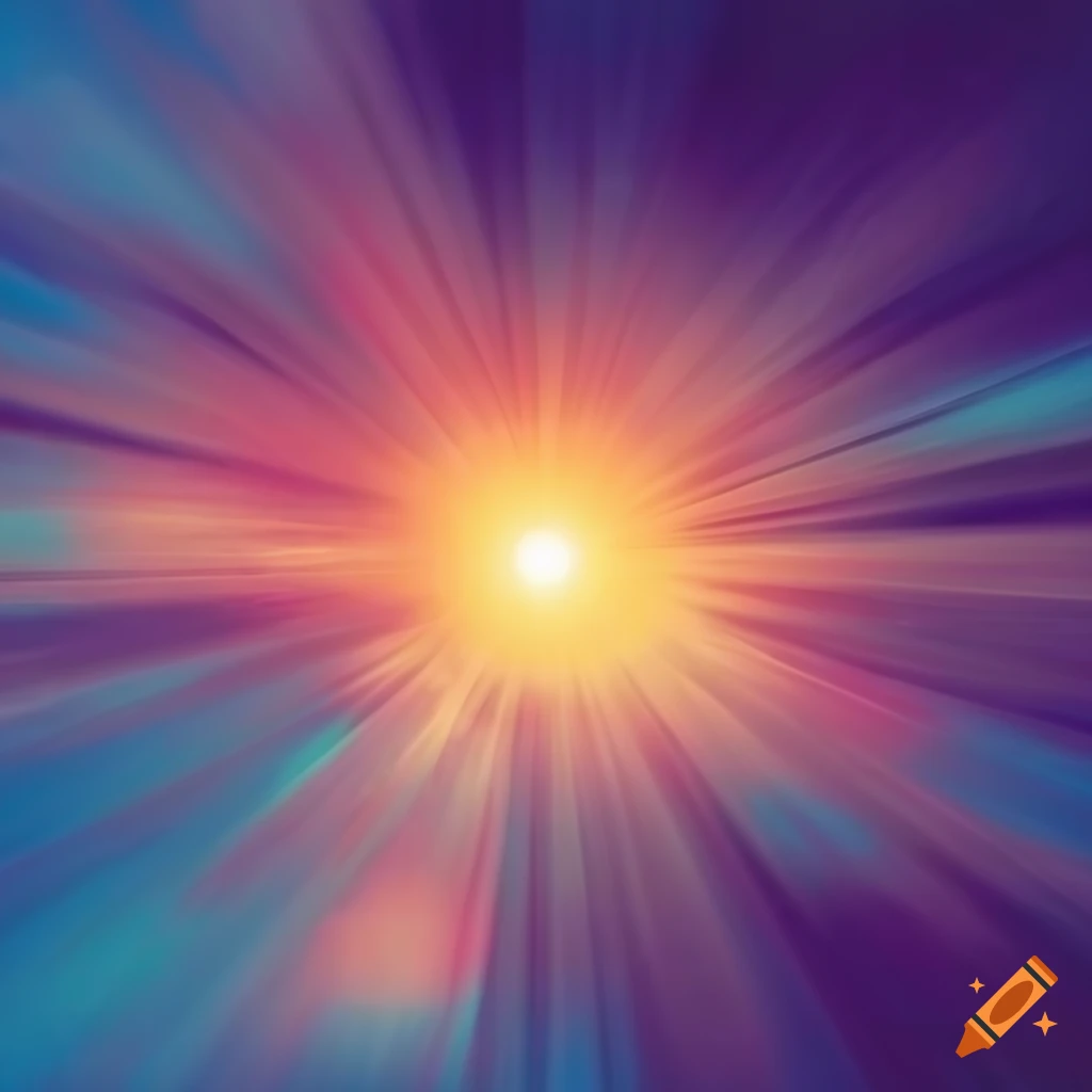Abstract artwork with soft colors and solar flares on Craiyon