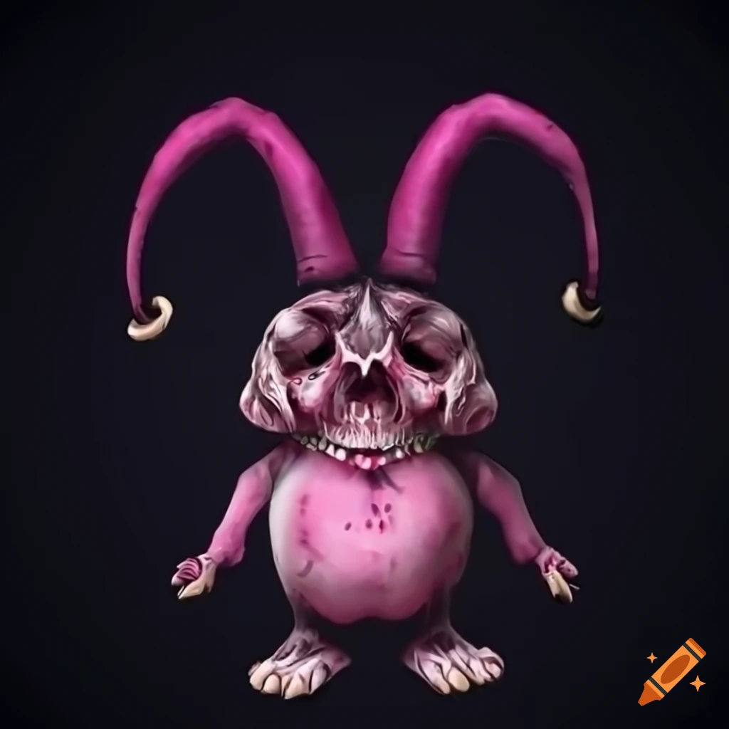 Cartoon of a rabbit in a fighting stance on Craiyon