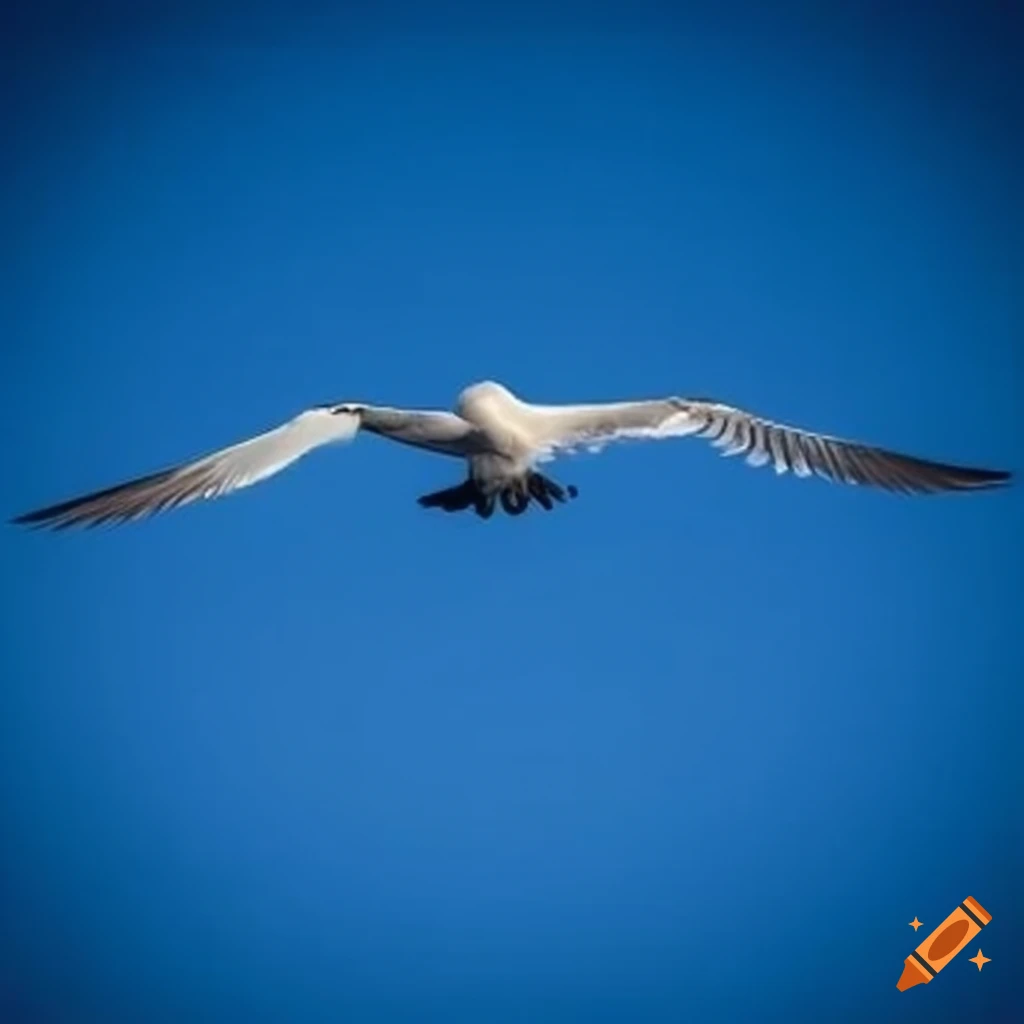 Twitter bird flying in the sky