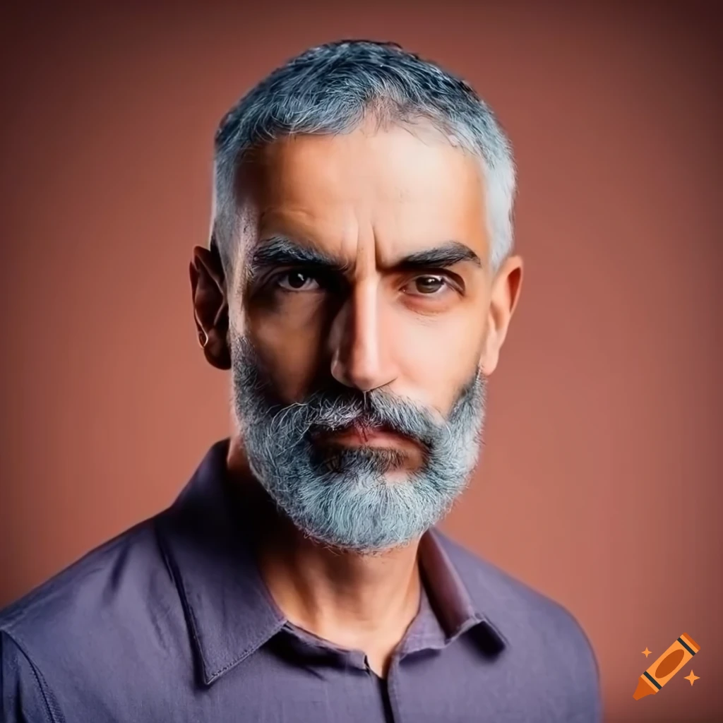 Stylish turkish man in white shirt and sunglasses on Craiyon