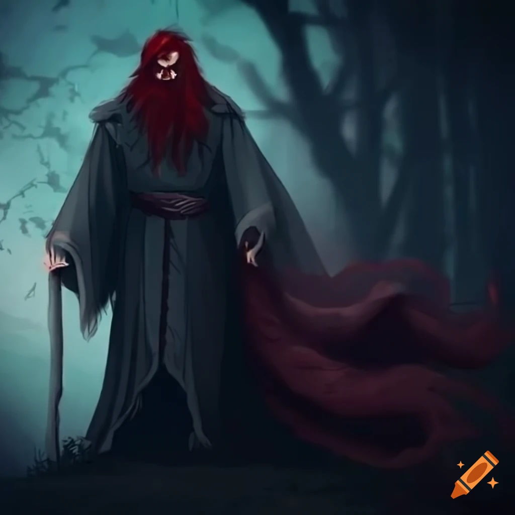 Wizard holding a sword on Craiyon