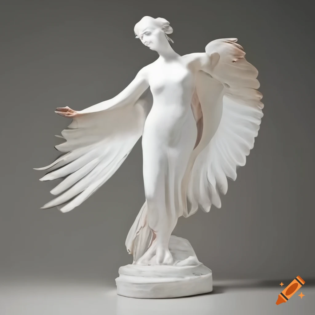 Sculpture of white doves by antonio canova on Craiyon