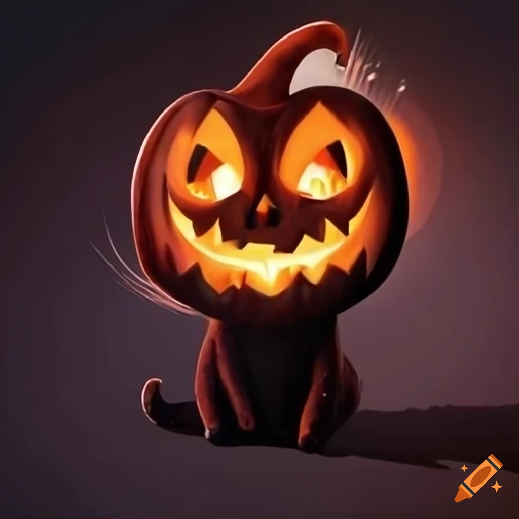 Adorable halloween cat