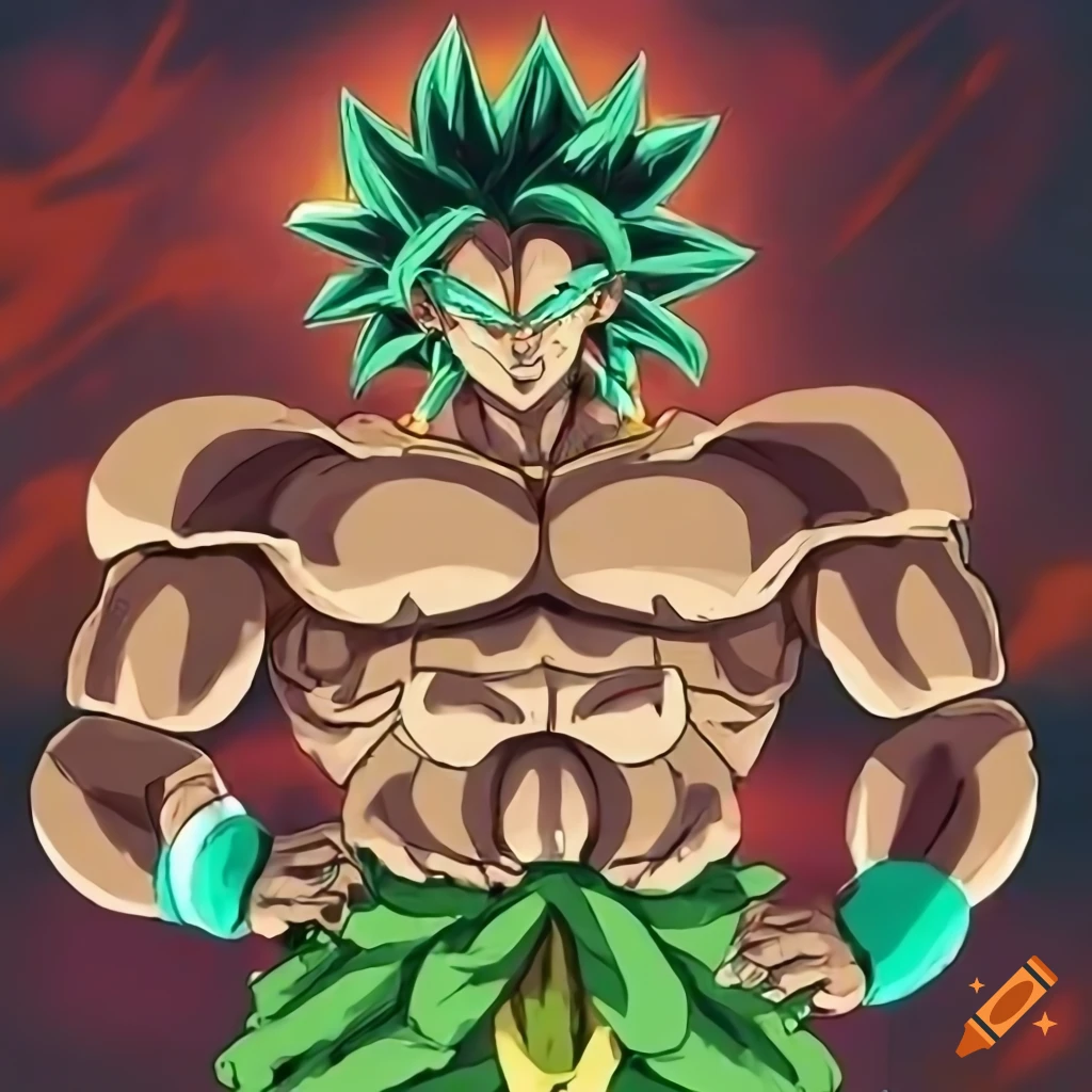 Broly and nightcrawler fusion character concept on Craiyon