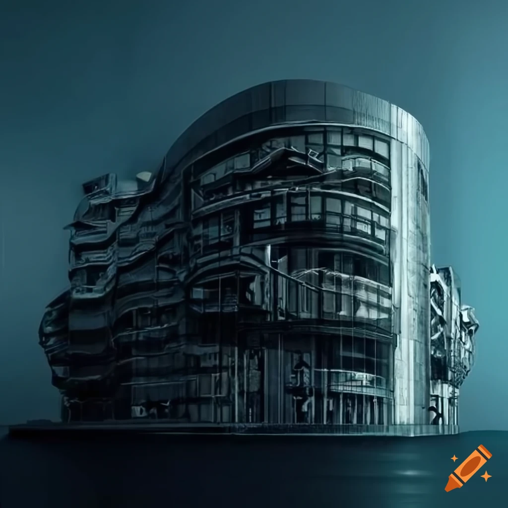 Collaborative building fosters on Craiyon