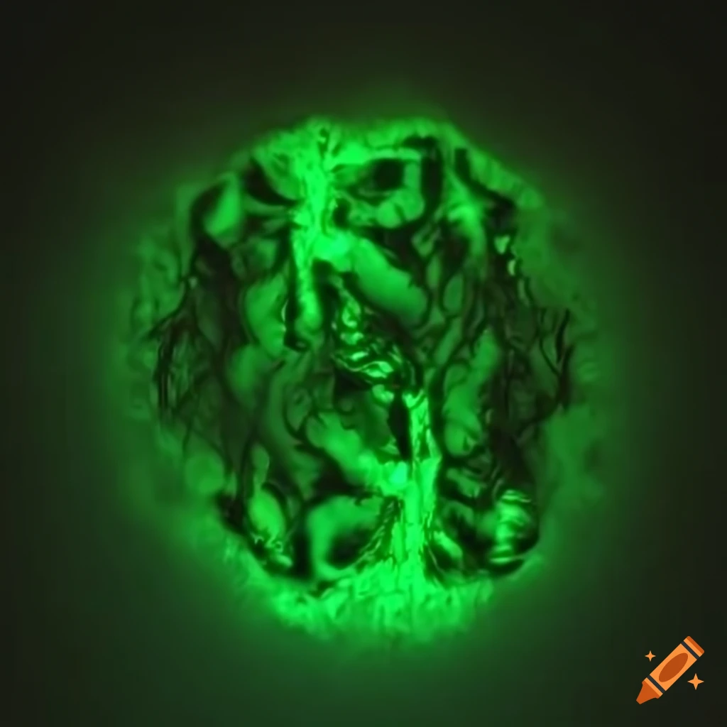 Green logo for chaos containment club on Craiyon