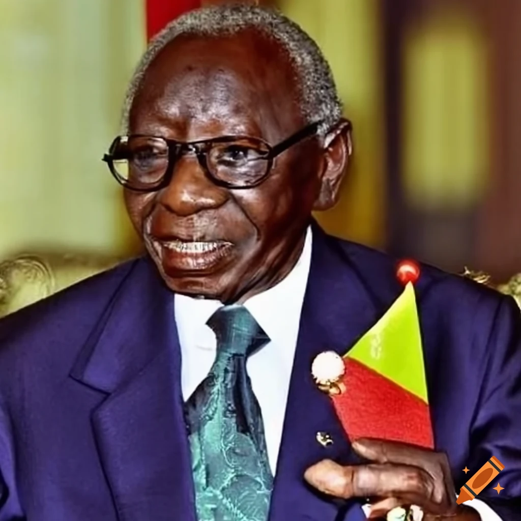 Portrait of lansana conté, the 2nd president of guinea on Craiyon