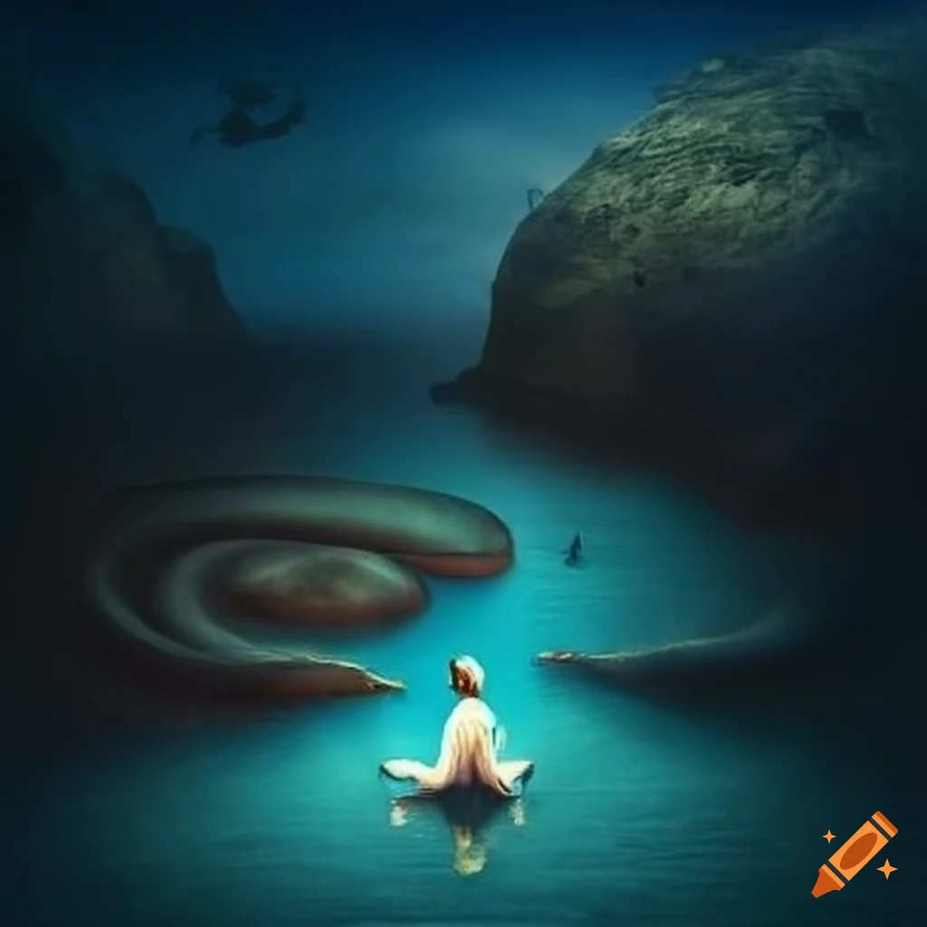 Surreal representation of a dream world