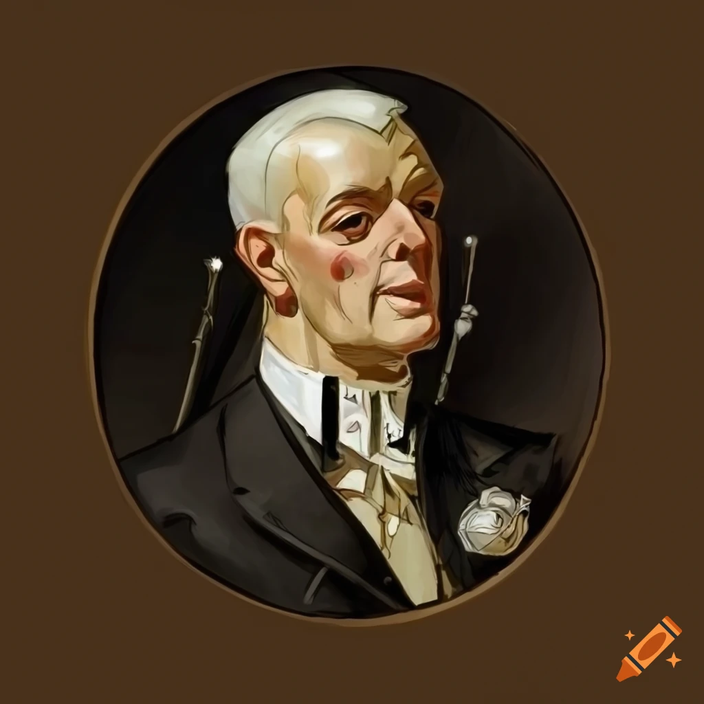 Vintage black and white cartoon in leyendecker style on Craiyon
