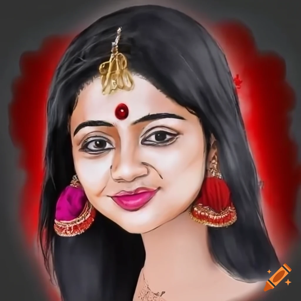 Portrait of prisha on Craiyon