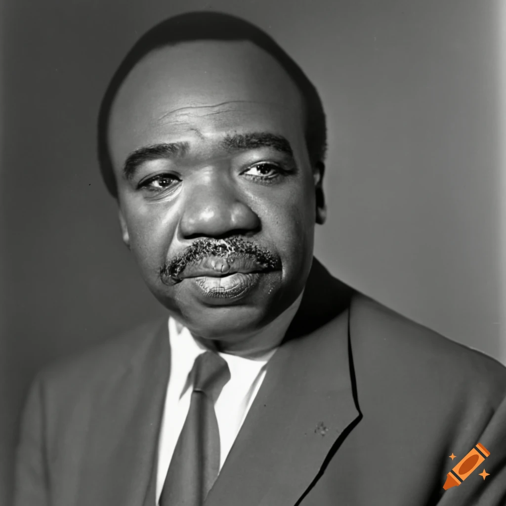 Portrait of marcus garvey, ivorian politician in 1960 on Craiyon