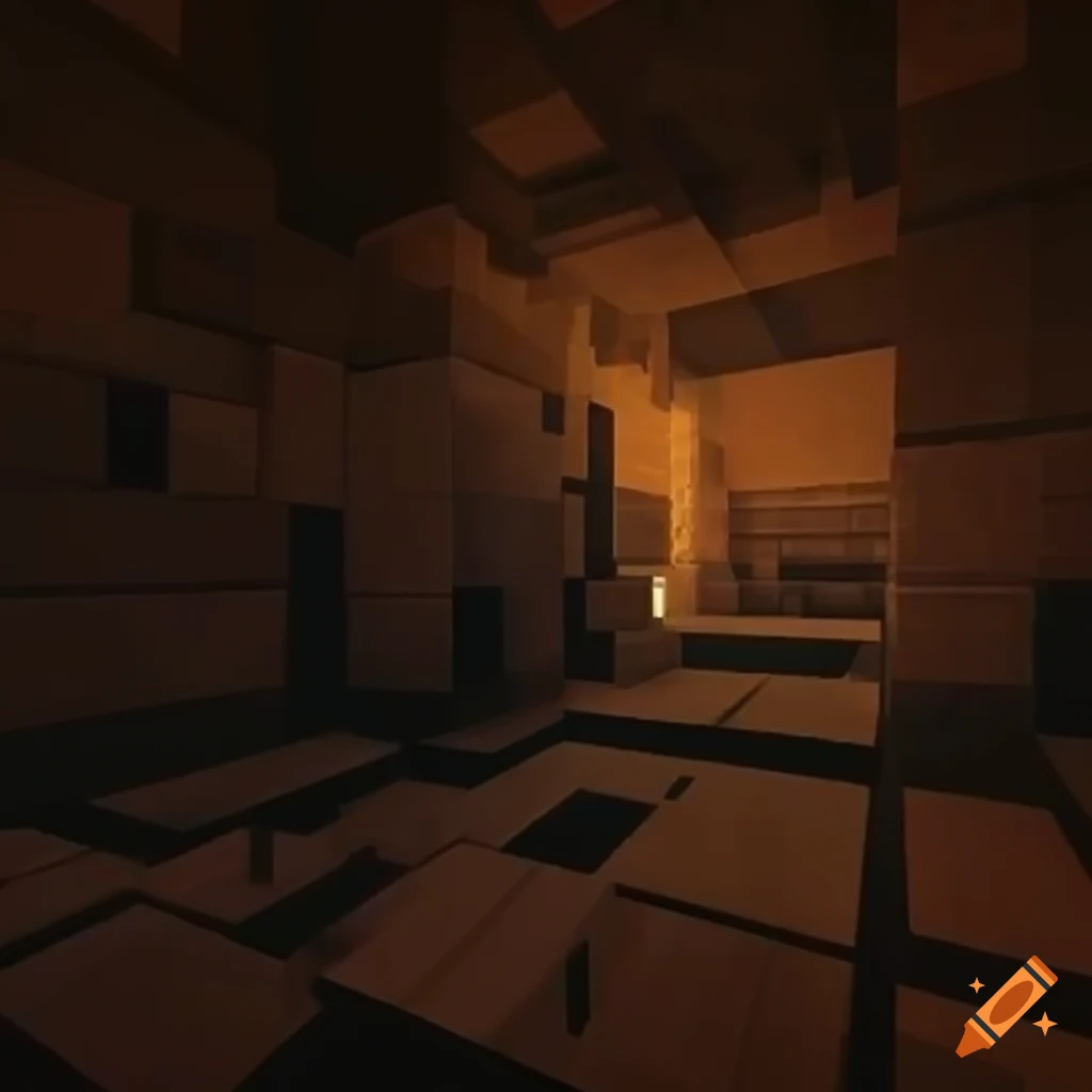 Minecraft's underground biomes on Craiyon