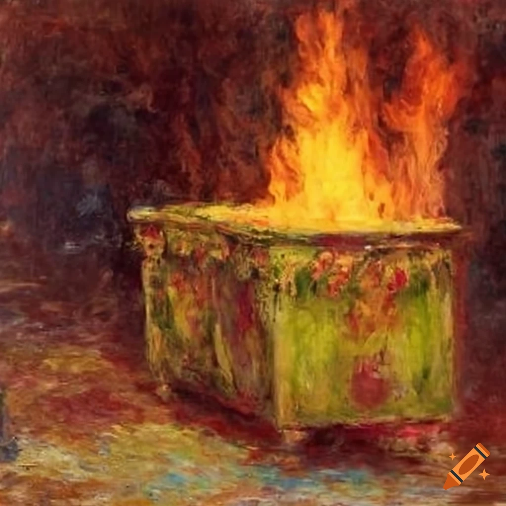 Monet's painting of a dumpster fire