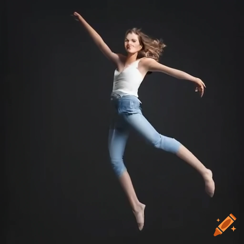 Man jumping in the air