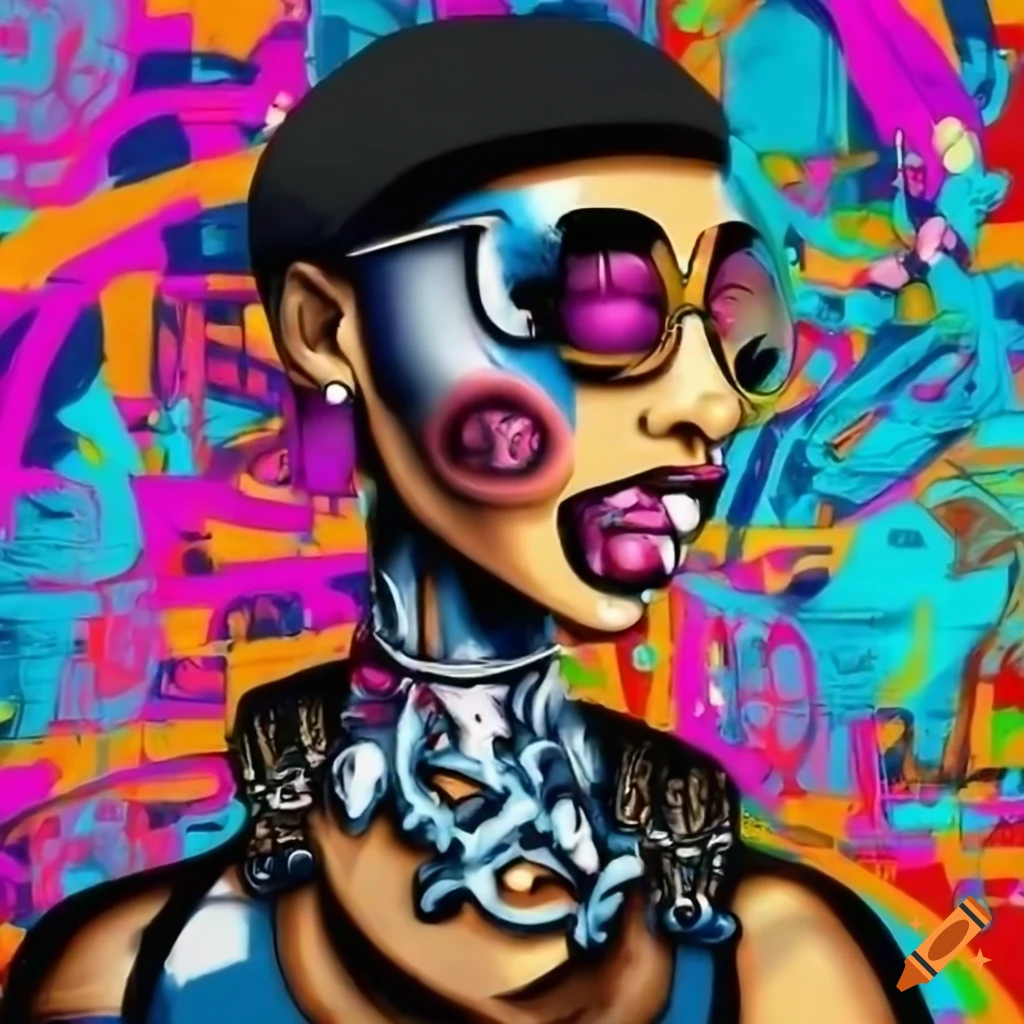 Urban graffiti art nfts on Craiyon